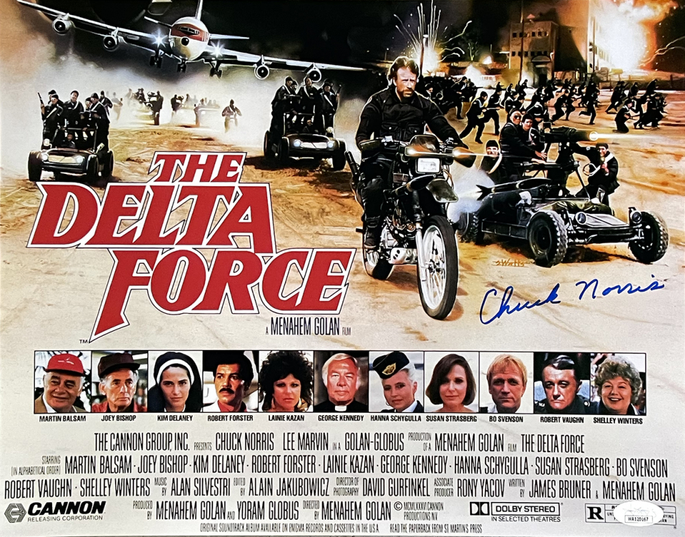 Chuck Norris Signed "Delta Force" 11x14 Photo (JSA) | Pristine Auction