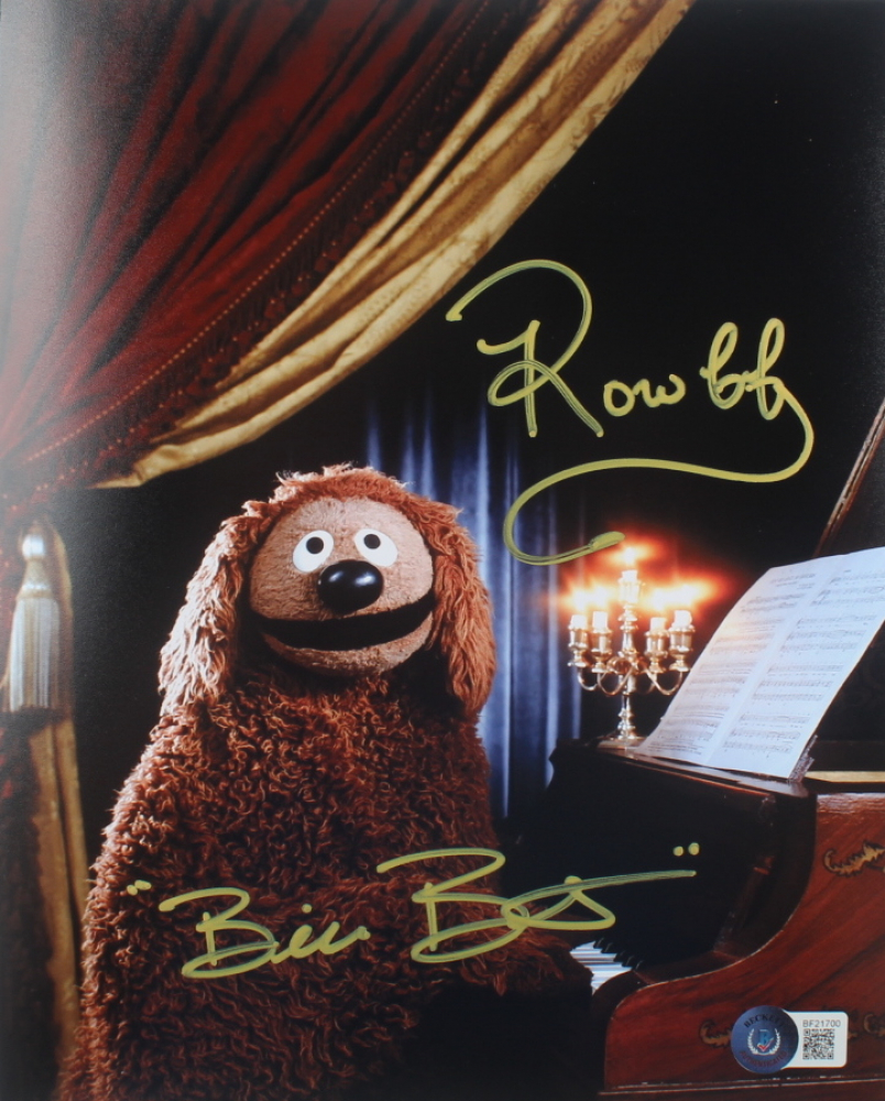 Ben Burtt Signed "The Muppets" 8x10 Photo Inscribed "Rowlf" (Beckett ...