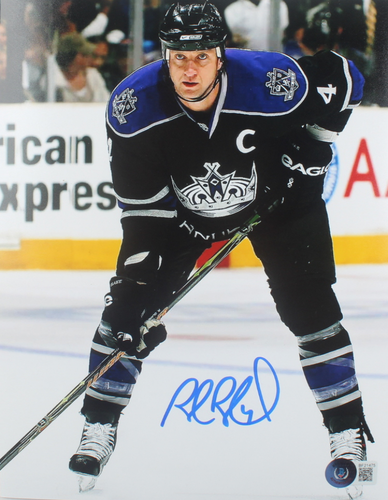 Rob Blake Signed Kings 8x10 Photo (Beckett) | Pristine Auction