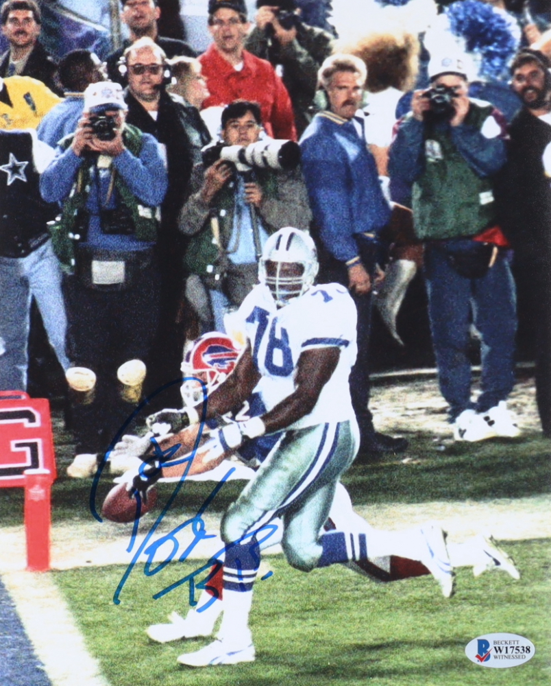 Don Beebe Signed Bills 8x10 Photo (Beckett) | Pristine Auction
