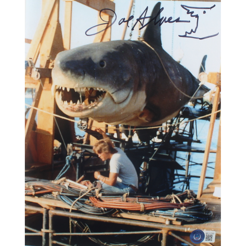 Joe Alves Signed "Jaws" 8x10 Photo with Hand-Drawn Sketch (Beckett ...