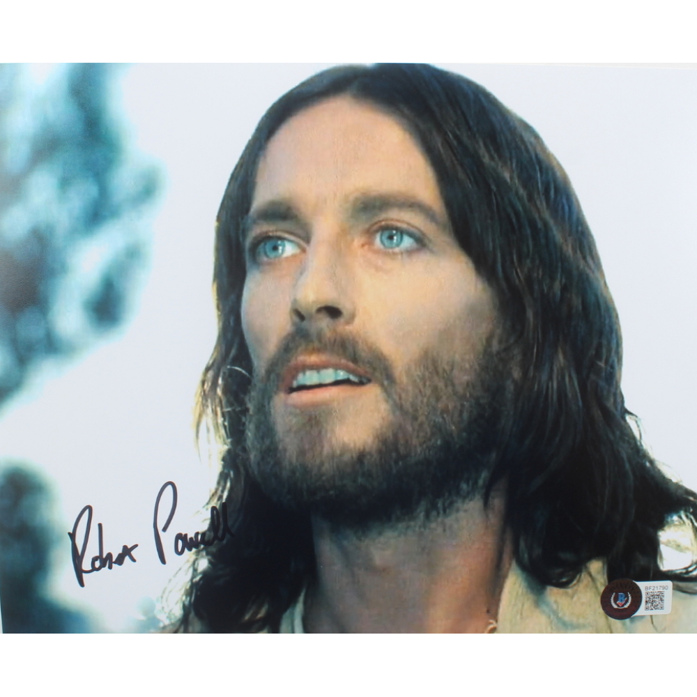 Robert Powell Signed "Jesus of Nazareth" 8x10 Photo (Beckett ...