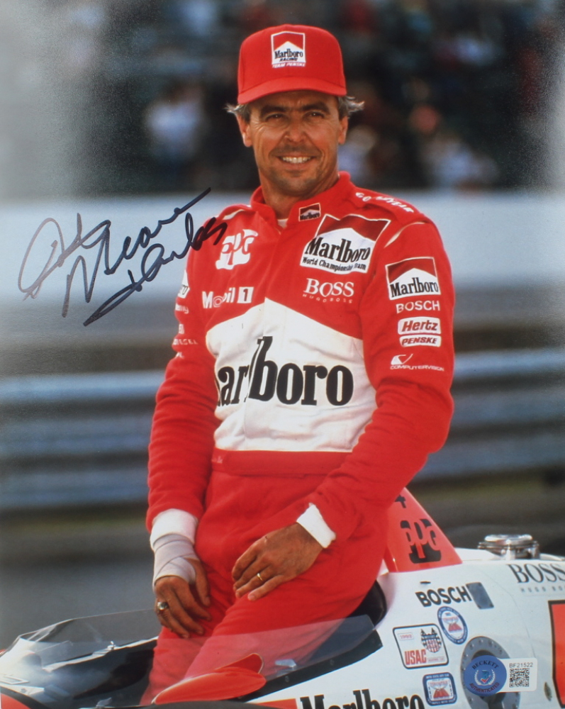 Rick Mears Signed 8x10 Photo Inscribed "Thanks" (Beckett) | Pristine ...