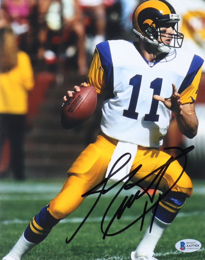 Jim Everett Signed Rams 8x10 Photo (Beckett) | Pristine Auction