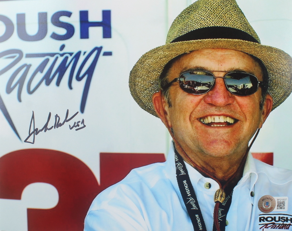 Jack Roush Signed 8x10 Photo Inscribed "USA" (Beckett) | Pristine Auction