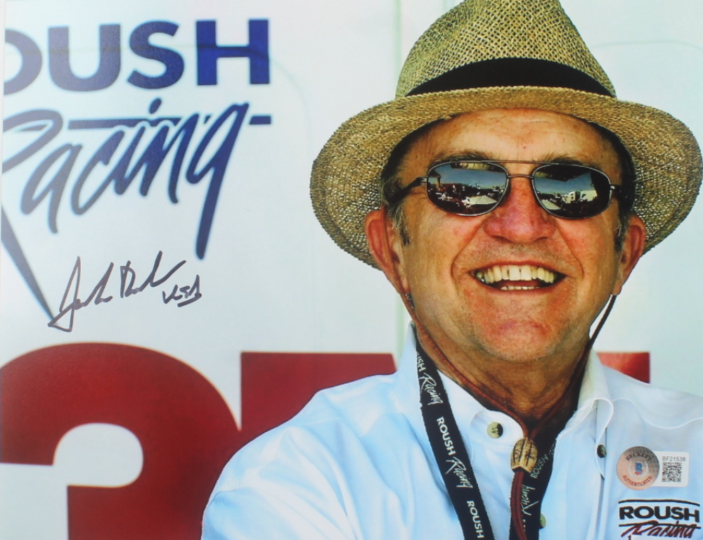 Jack Roush Signed 8x10 Photo Inscribed "USA" (Beckett) | Pristine Auction