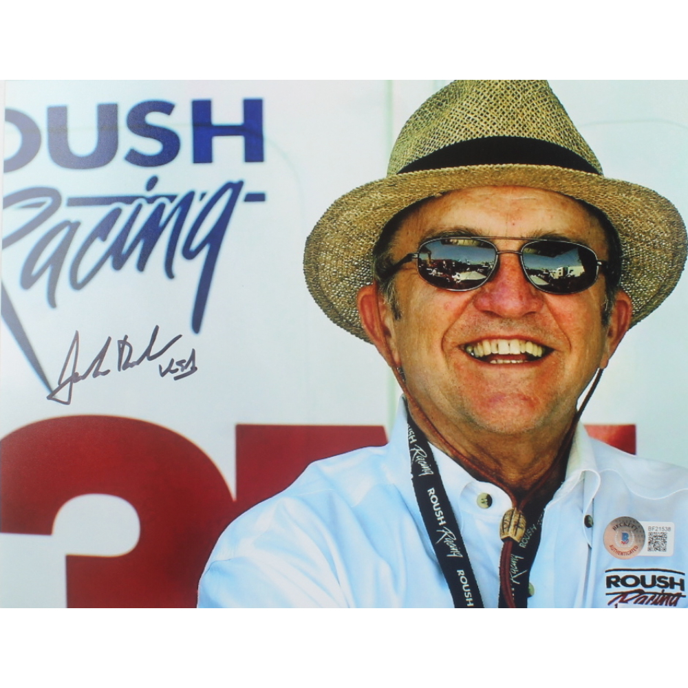 Jack Roush Signed 8x10 Photo Inscribed "USA" (Beckett) | Pristine Auction