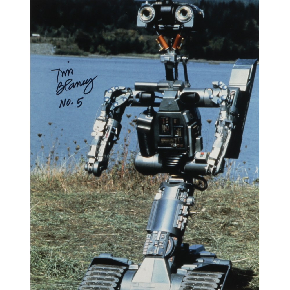 Tim Blaney Signed "Short Circuit" 11x14 Photo Inscribed "No. 5 ...