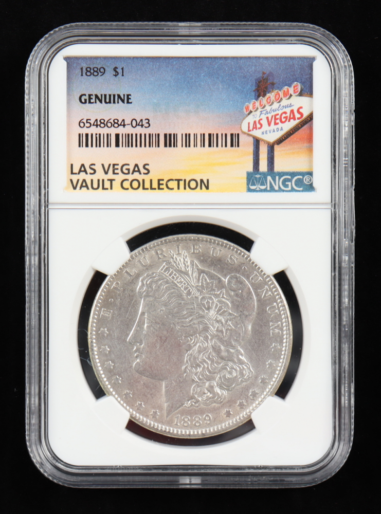 1889 Morgan Silver Dollar - Las Vegas Vault Collection (NGC Genuine) | Pristine Auction
