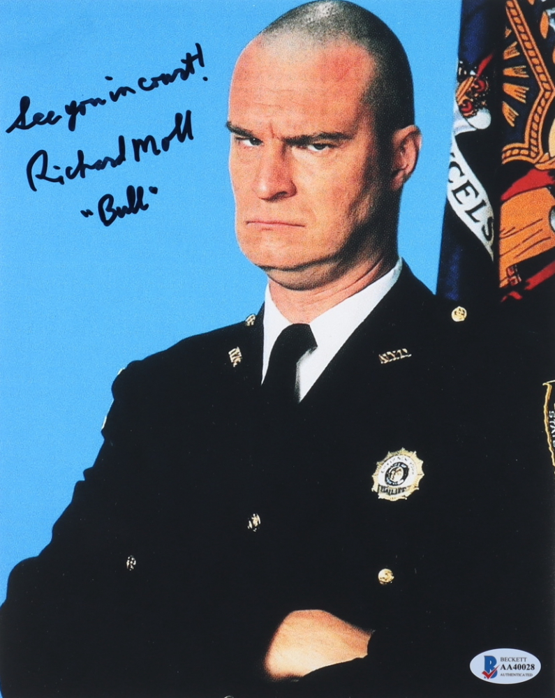 Richard Moll Signed "Night Court" 8x10 Photo Inscribed "See You In ...