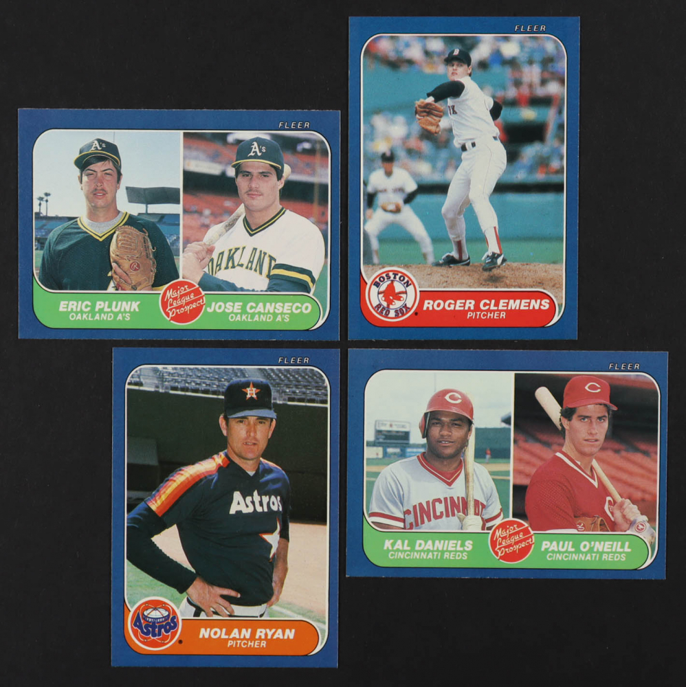 1986 Fleer Baseball Complete Set of (660) Cards with Jose Canseco #649 ...