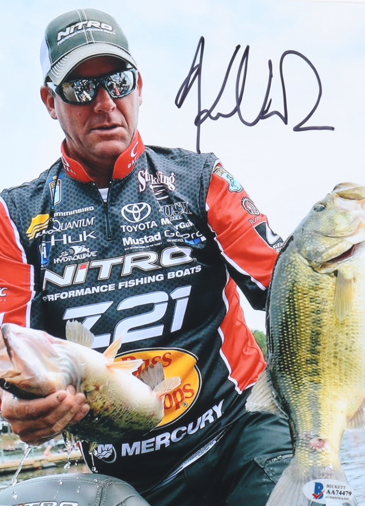 Kevin Van Dam Signed 8x10 Photo (Beckett) | Pristine Auction