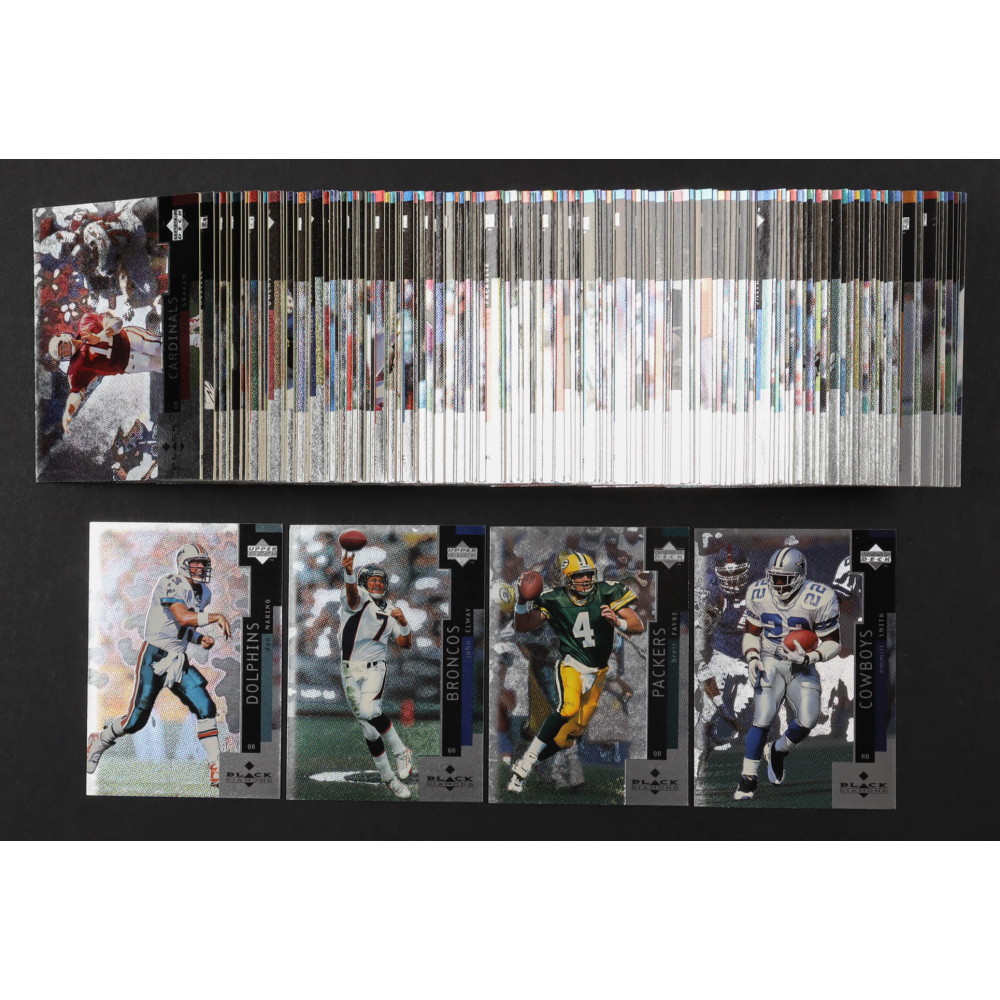 1998 Black Diamond Football Complete Set of (150) Cards with Dan Marino ...