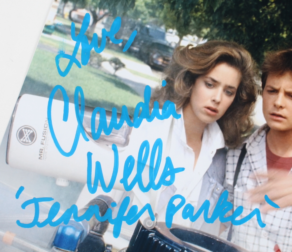 Claudia Wells Signed "Back to the Future" 11x14 Photo Inscribed ...