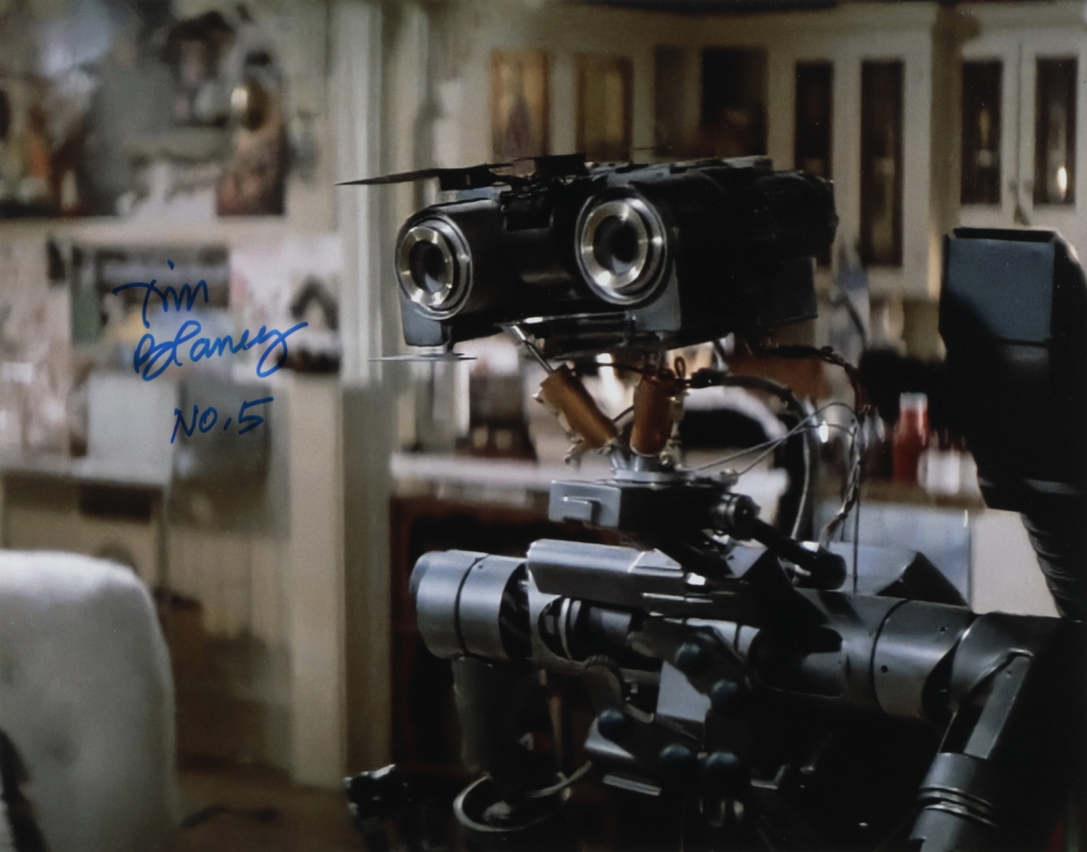 Tim Blaney Signed "Short Circuit" 11x14 Photo Inscribed "No. 5 ...