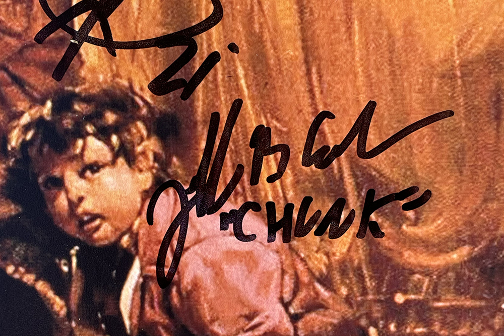 Corey Feldman, Ke Huy Quan & Jeff Cohen Signed "The Goonies" 11x17 ...