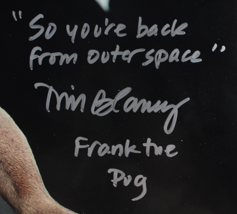 Tim Blaney Signed "Men In Black" 11x14 Photo Inscribed "Frank the Pug ...