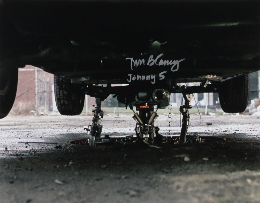 Tim Blaney Signed "Short Circuit" 11x14 Photo Inscribed "Johnny 5 ...