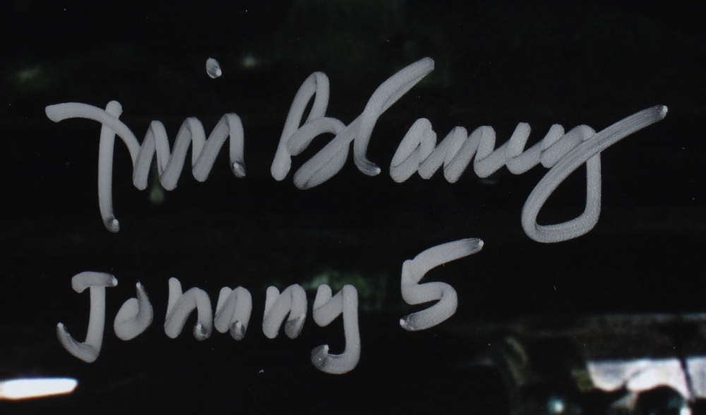 Tim Blaney Signed "Short Circuit" 11x14 Photo Inscribed "Johnny 5 ...