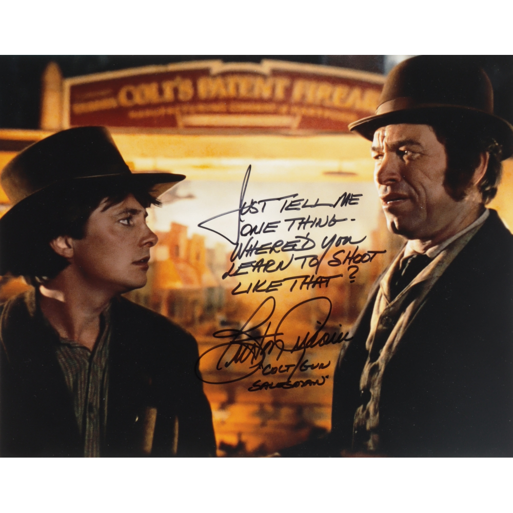Burton Gilliam Signed "Back to the Future Part III" 11x14 Photo ...
