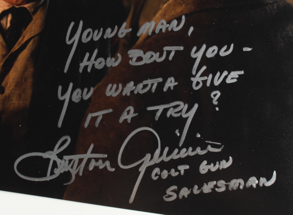 Burton Gilliam Signed "Back to the Future Part III" 11x14 Photo ...