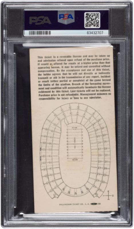 1967 Super Bowl I Ticket Stub (PSA 2) | Pristine Auction