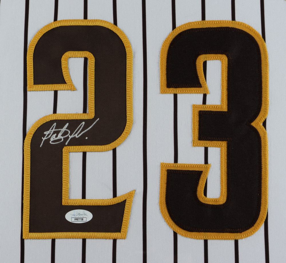 Fernando Tatis Jr. Signed 35x43 Custom Framed Jersey Display (JSA) | Pristine Auction