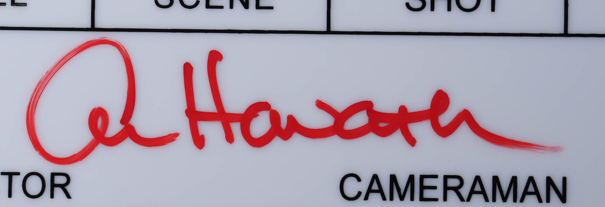 Alan Howarth Signed "Halloween II" Clapperboard with Multiple ...