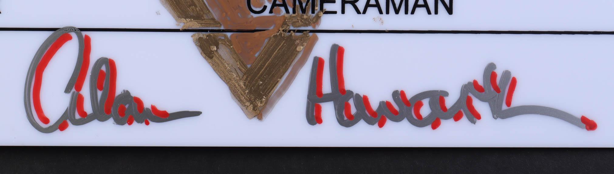 Alan Howarth Signed "Christine" Clapperboard Inscribed "Christine" with ...