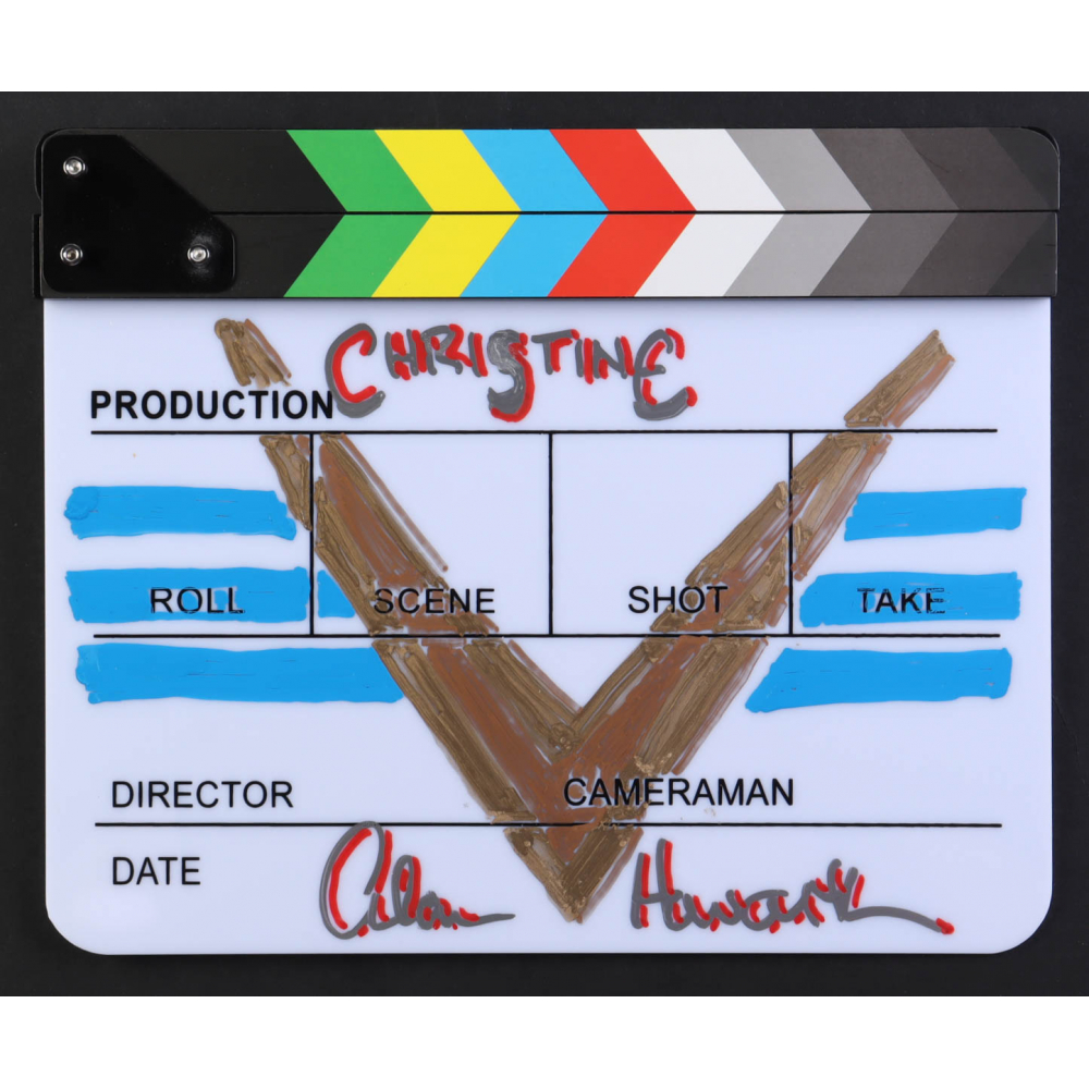 Alan Howarth Signed "Christine" Clapperboard Inscribed "Christine" with ...