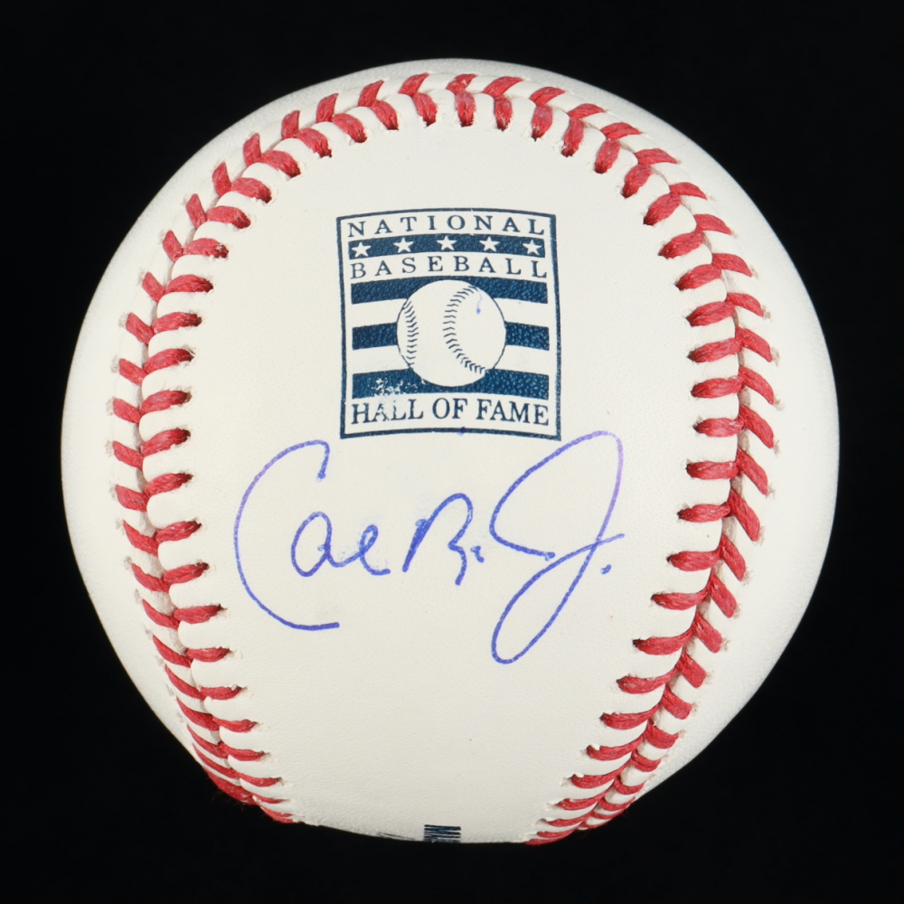 Cal Ripken Jr. Signed OML Hall of Fame Logo Baseball (PSA) | Pristine ...