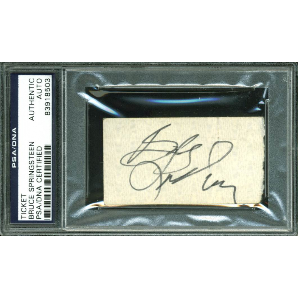 Bruce Springsteen Signed 1978 Concert Ticket Stub (PSA) | Pristine Auction