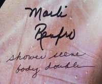Marli Renfro Signed "Psycho" 11x17 Photo Inscribed "Shower Scene Body ...