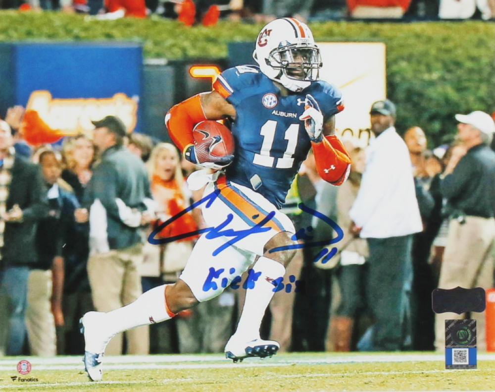 Chris Davis Signed Auburn Tigers 8x10 Photo Inscribed "Kick Six ...