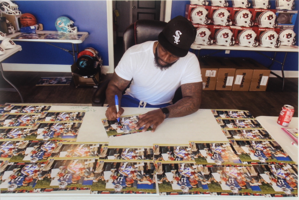 Chris Davis Signed Auburn Tigers 8x10 Photo Inscribed "Kick Six ...