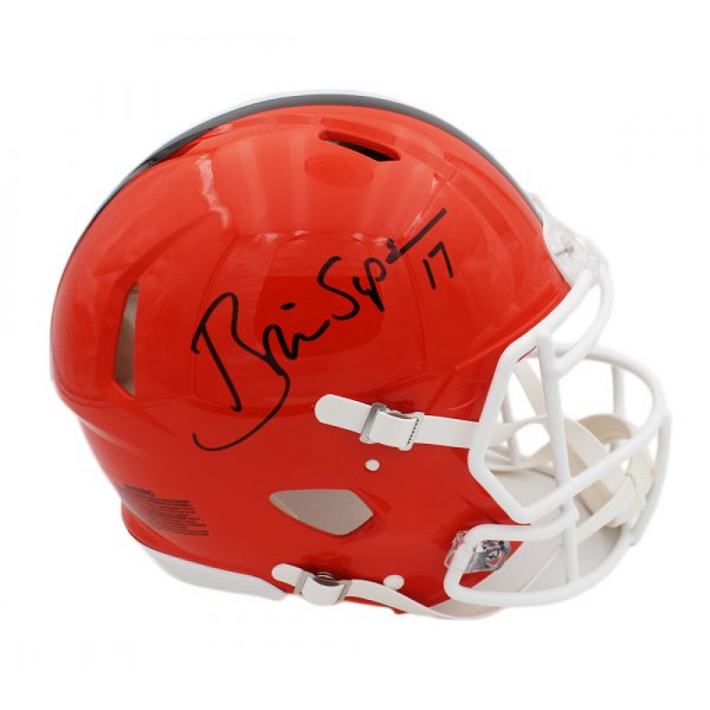Brian Sipe Signed Browns Full-Size Authentic On Field Throwback Speed ...