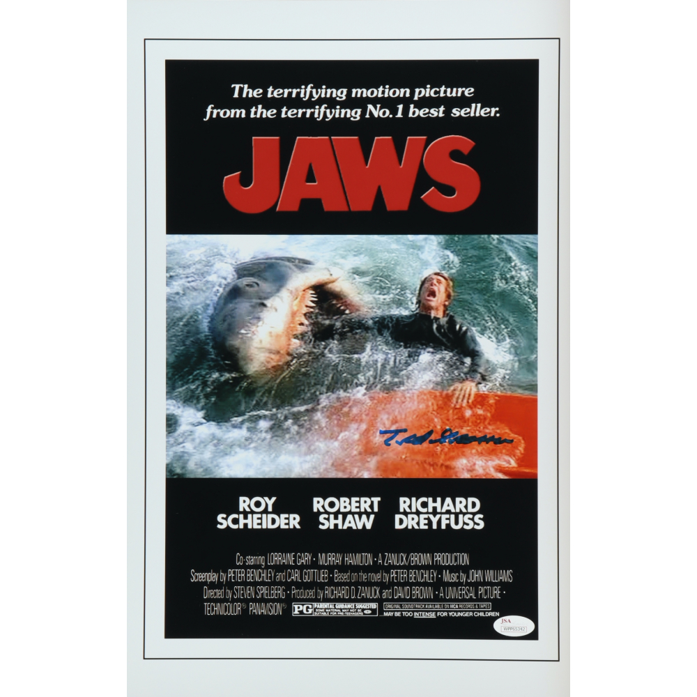 Ted Grossman Signed "Jaws" 11x17 Photo (JSA) | Pristine Auction