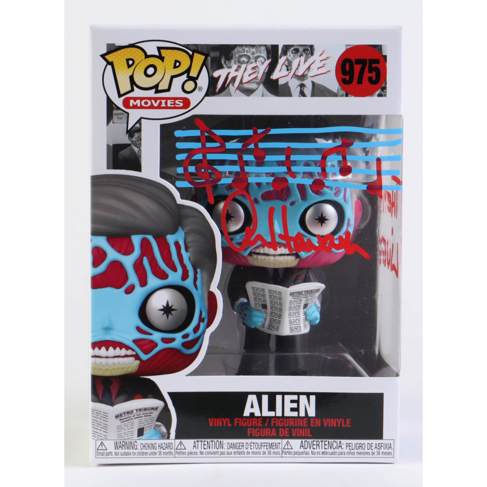 Alan Howarth Signed "They Live" #975 Alien Funko Pop! Vinyl Figure ...