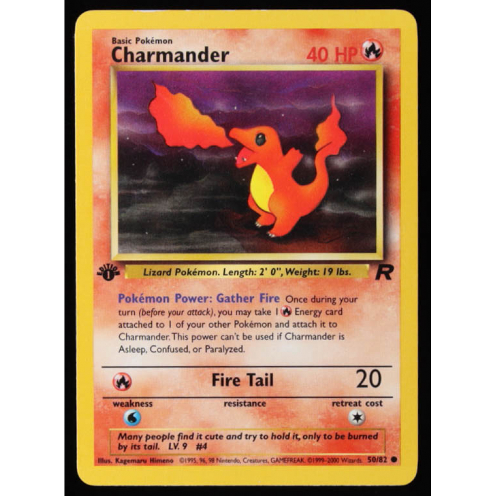 Charmander 2000 Pokemon Team Rocket #50 | Pristine Auction