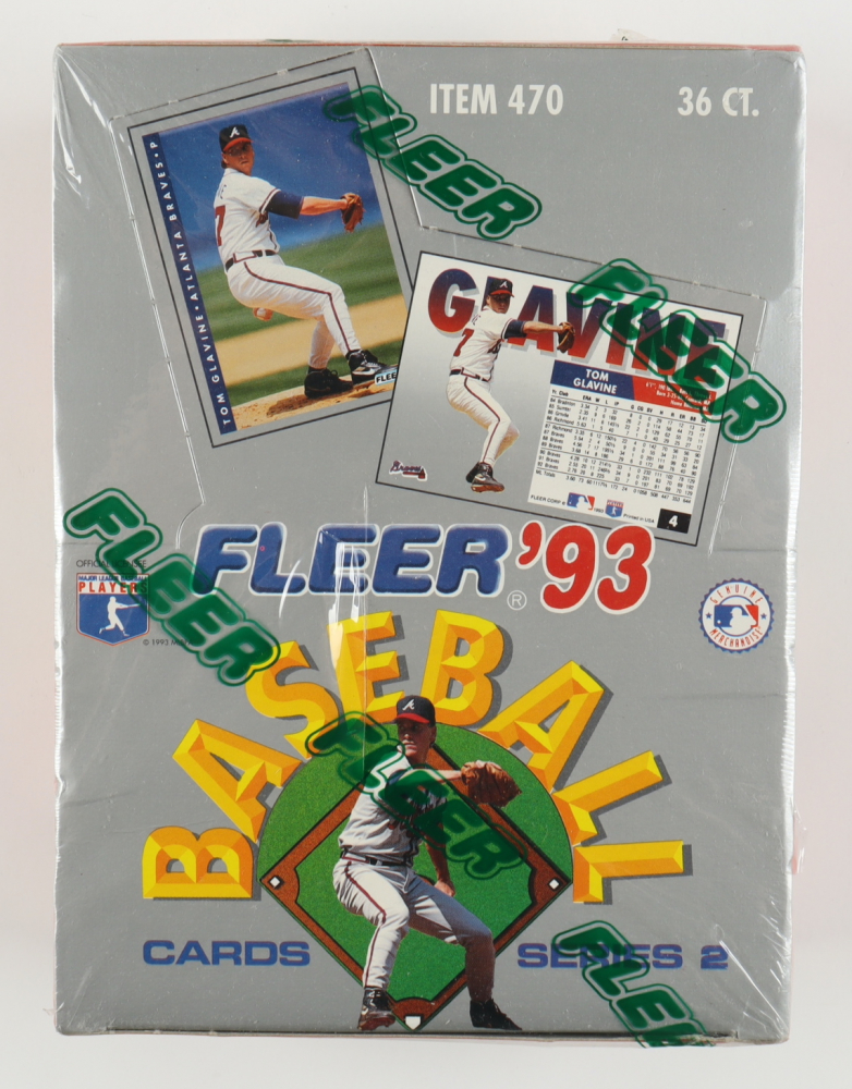 1993 Fleer Series 2 Baseball Wax Box With (36) Packs | Pristine Auction