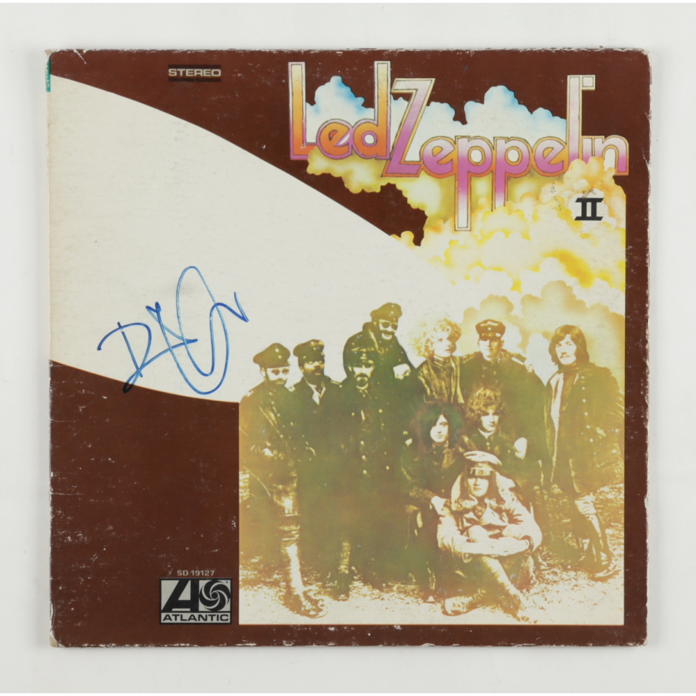 Robert Plant Signed "Led Zeppelin II" Vinyl Record Album Cover ...