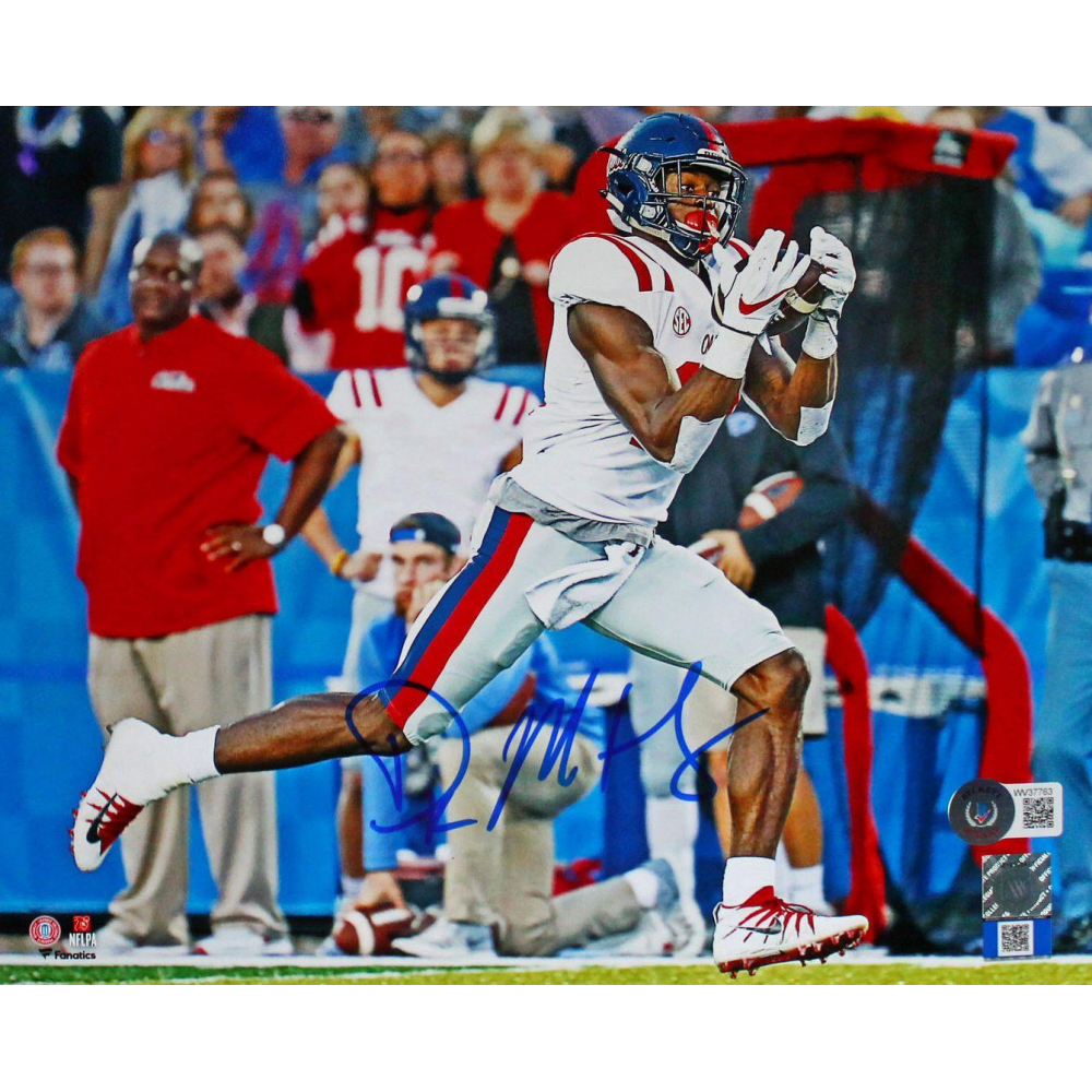DK Metcalf Signed Ole Miss Rebels 8x10 Photo (Beckett) | Pristine Auction