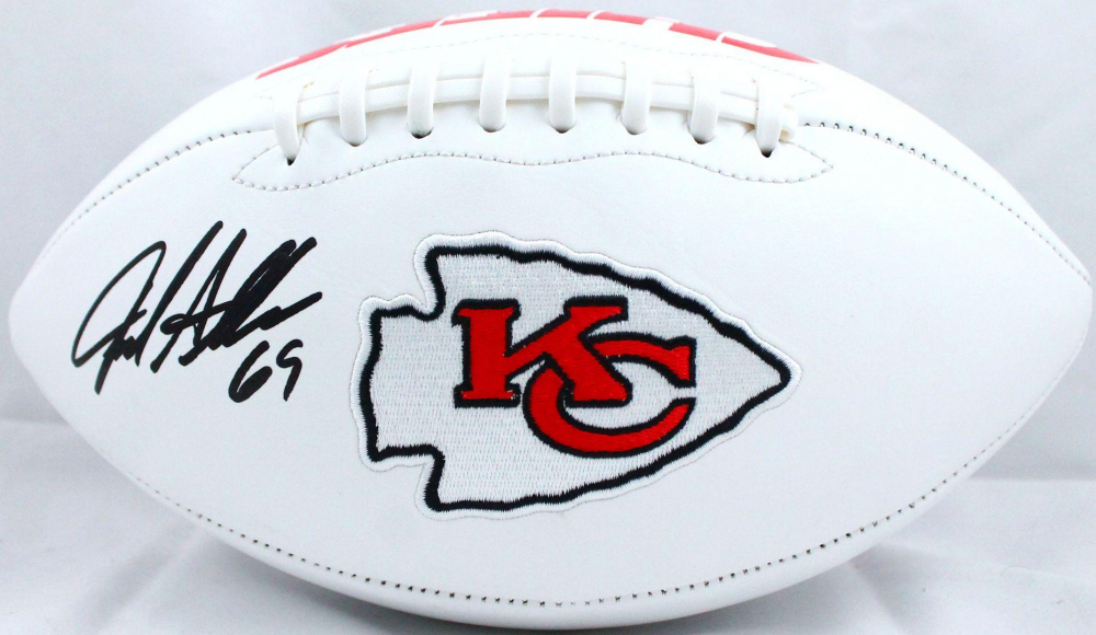 Jared Allen Signed Chiefs Logo Football (Beckett) | Pristine Auction