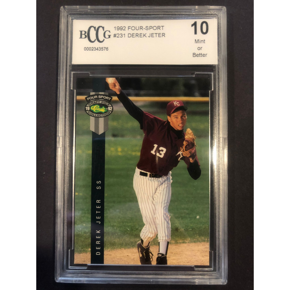 Derek Jeter 1992 Classic Four Sport #231 (BCCG 10) | Pristine Auction