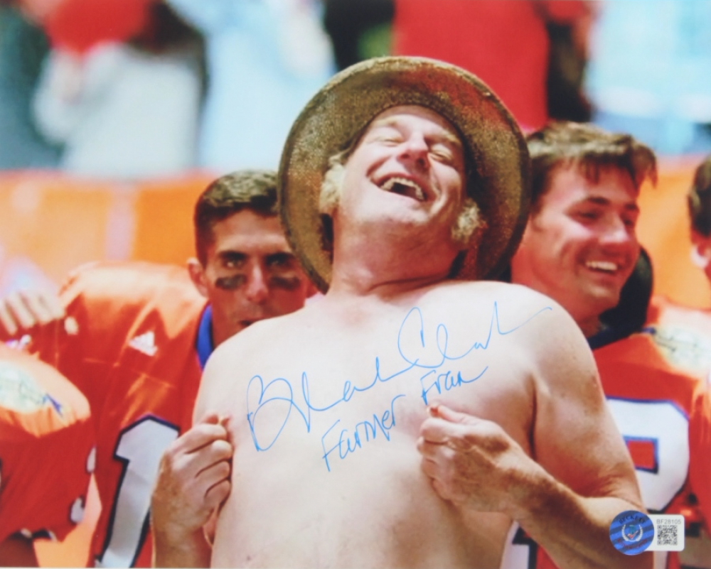 Blake Clark Signed "The Waterboy" 8x10 Photo Inscribed "Farmer Fran ...