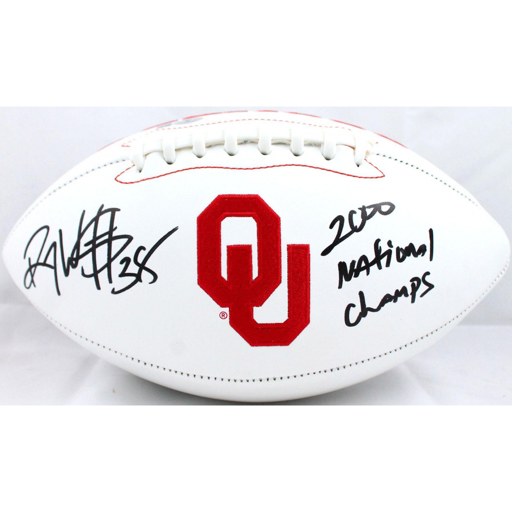 Roy Williams Signed Oklahoma Sooners Logo Football Inscribed "2000 ...
