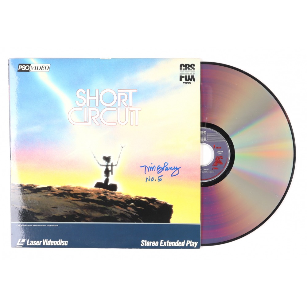 Tim Blaney Signed "Short Circuit" LaserDisc Inscribed "No. 5 ...