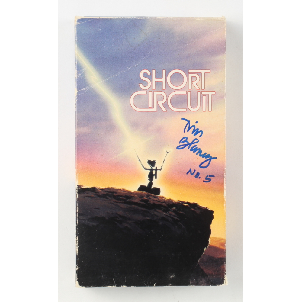 Tim Blaney Signed "Short Circuit" VHS Tape with Original Packaging ...