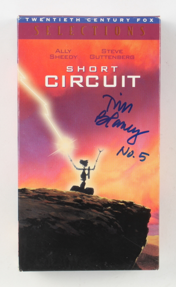 Tim Blaney Signed "Short Circuit" VHS Tape with Original Packaging ...