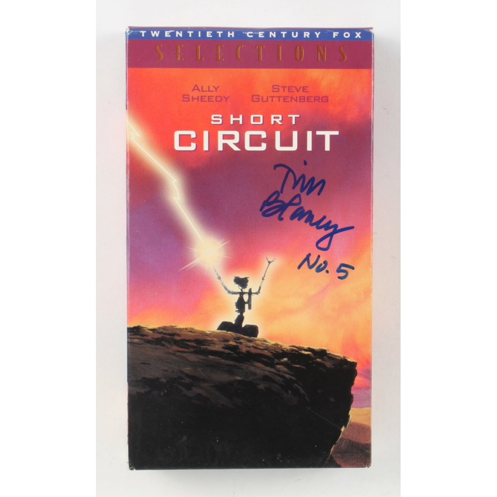 Tim Blaney Signed "Short Circuit" VHS Tape with Original Packaging ...